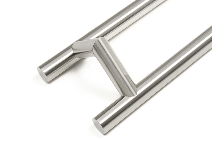 PBS Singapore Stainless Steel 45º Offset Pull Handle - Polyware Pte Ltd