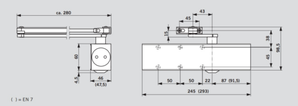 Dormakaba TS 83 Door Closer - Polyware Pte Ltd