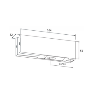 Dormakaba Universal PT 10 Bottom Patch - Polyware Pte Ltd