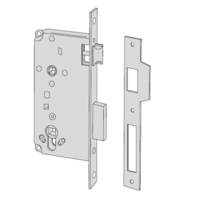 Cisa Medium Duty 2 Throw Mortise Euro Privacy Lock - Polyware Pte Ltd