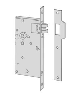 Cisa Heavy Duty Grade 3 Mortise Euro Passage Lock - Polyware Pte Ltd